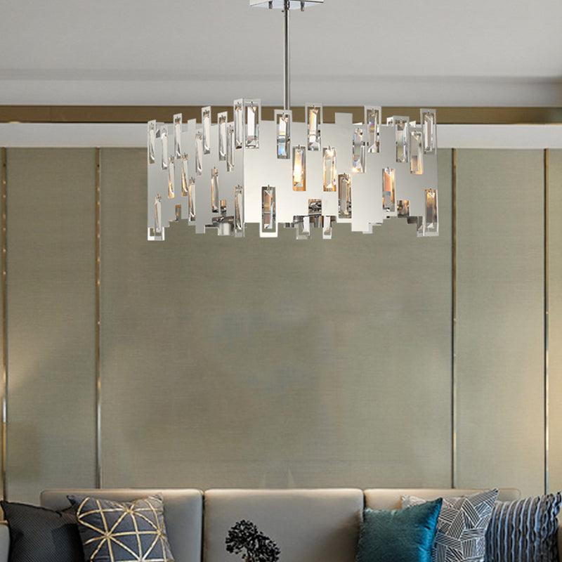 Cubic Crystal Hanging Light Fixture Contemporary | Rebooters