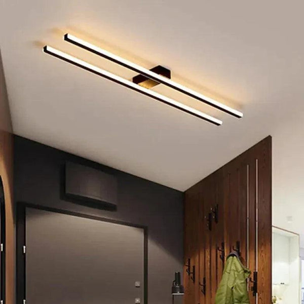 Dual-Rod Linear LED Corridor Ceiling Light for Modern Spaces – Rebooters